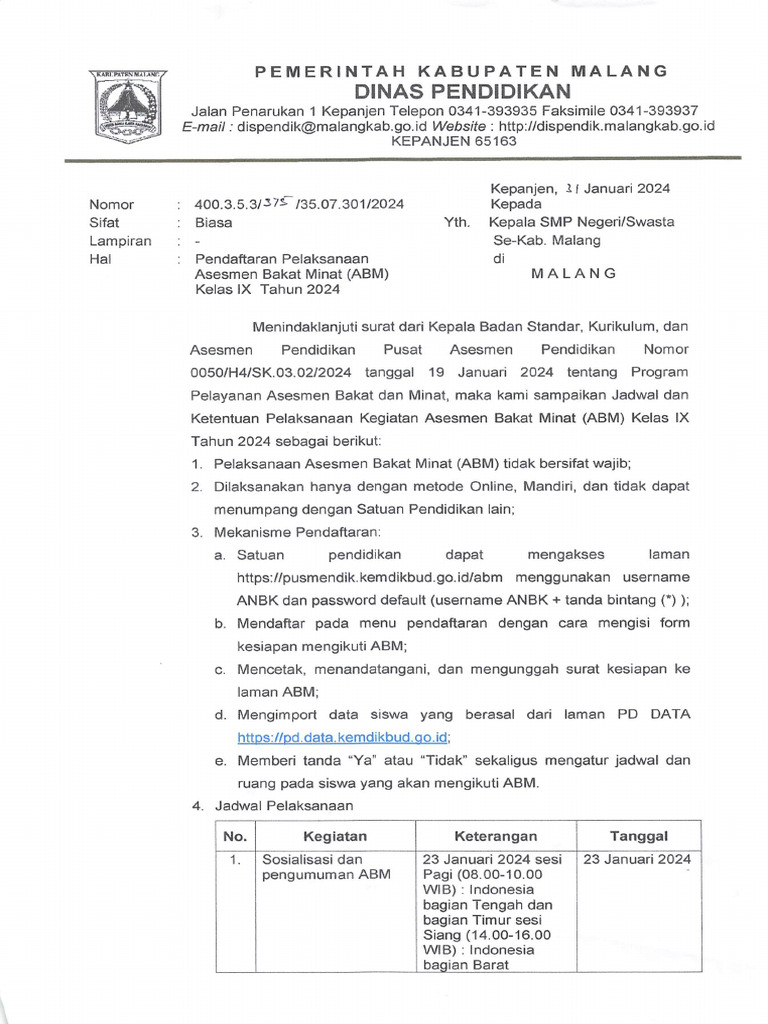 Asesmen Bakat Minat | PDF