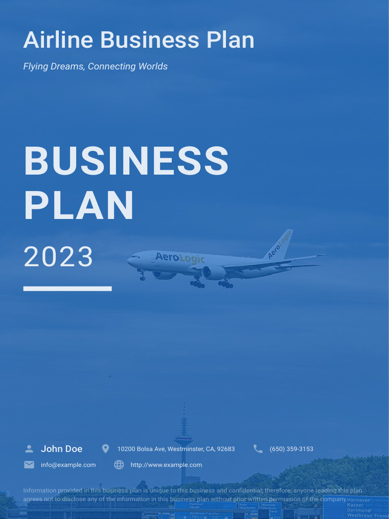 Airline Business Plan Overview 2023 | PDF | Marketing | Business Class