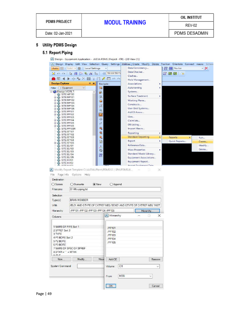 Tra Pdms Utility | PDF