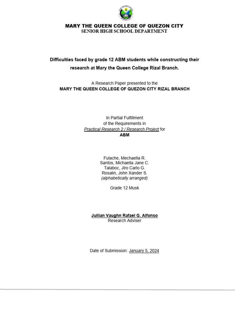 Chapter 1 Practical Research Group 2 | Download Free PDF | Learning ...