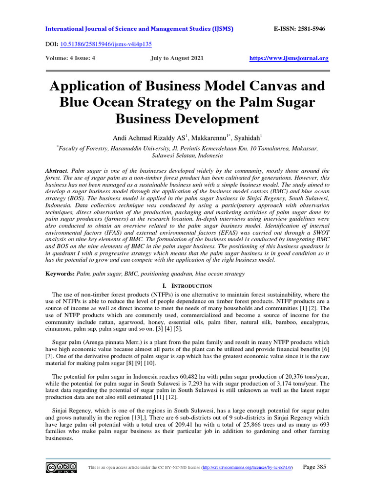 Jurnal Blue Ocean Strategi | PDF | Market Segmentation | Swot Analysis