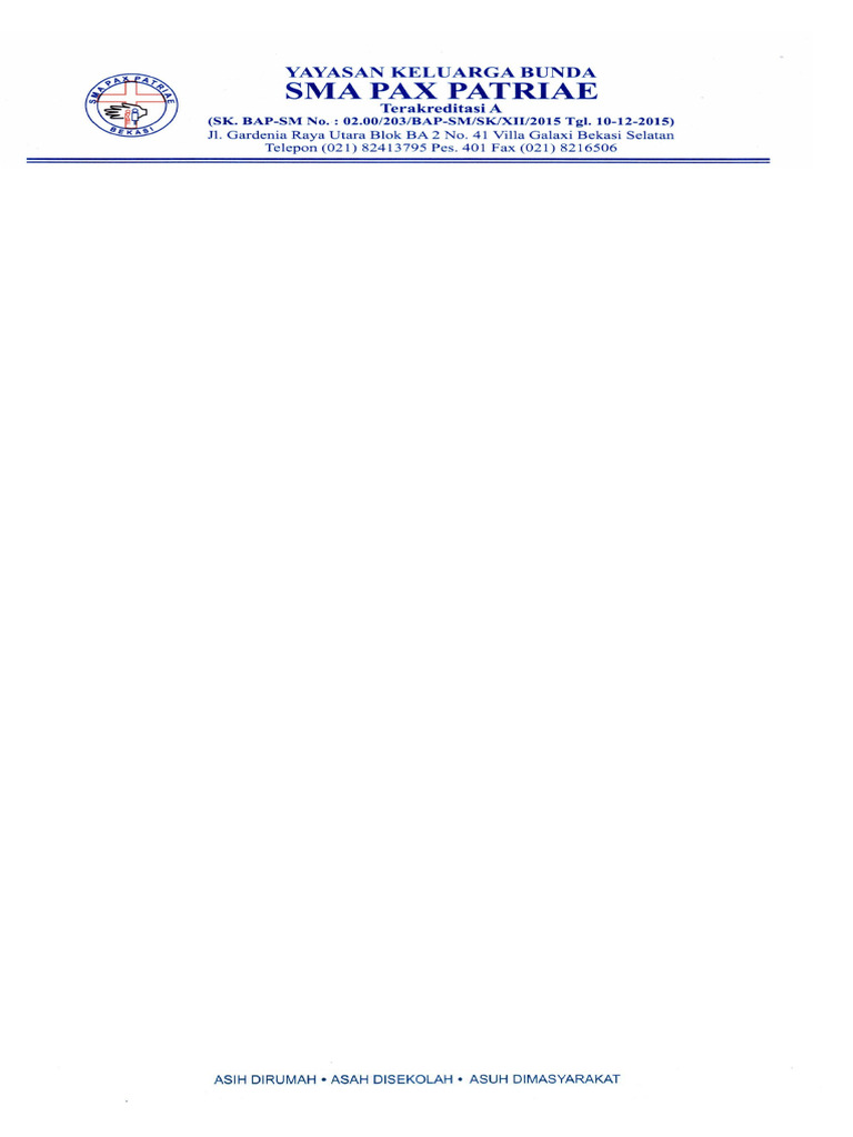 Kop Surat Atas Bawah Pdf