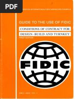 Overview of FIDIC Contract Types | PDF | Technology & Engineering