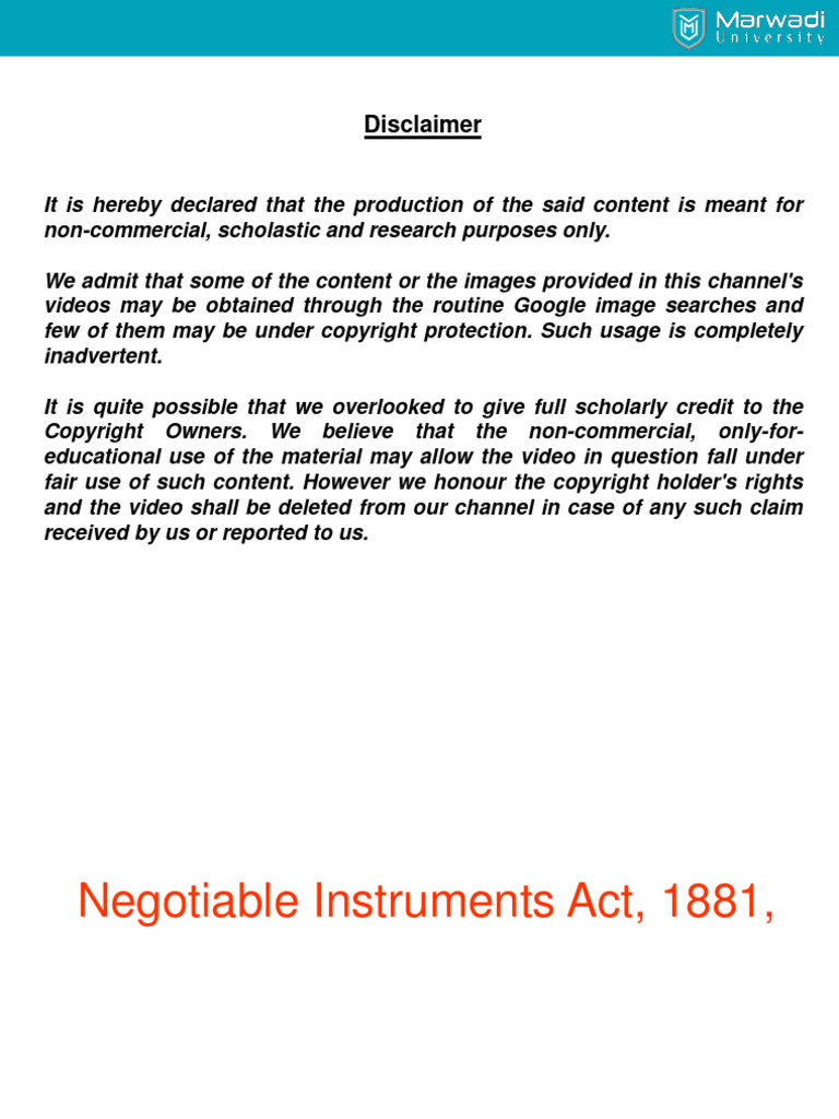 5551 Negotiable Instrument Act | PDF | Negotiable Instrument ...