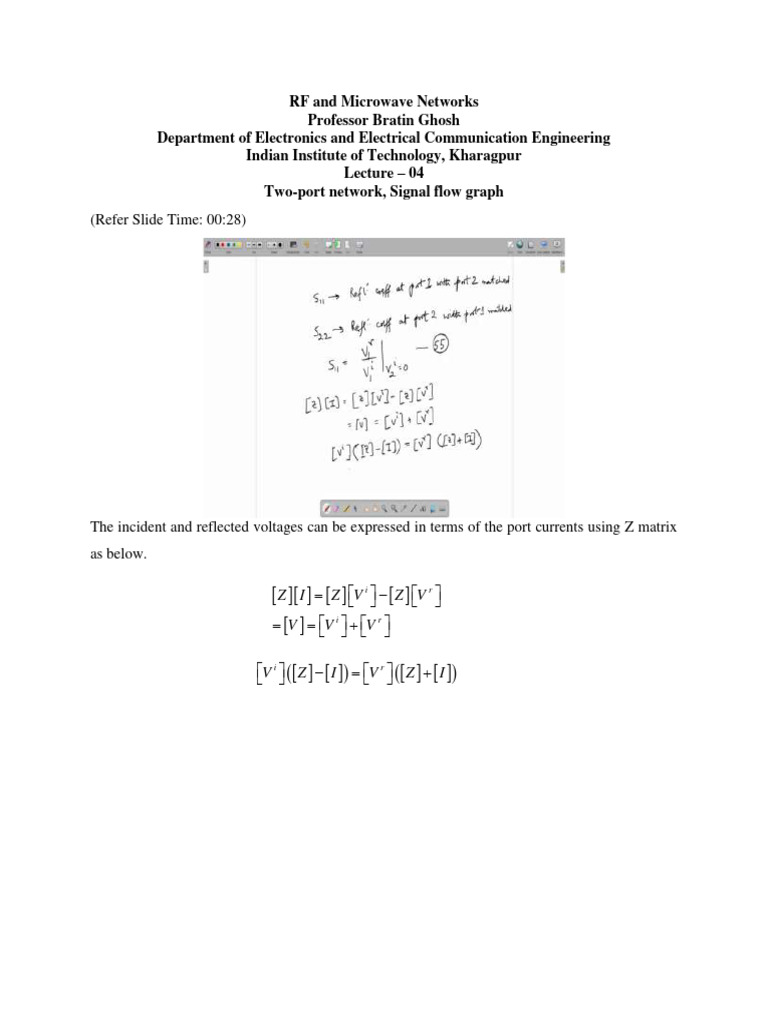 Lec 04 | Download Free PDF | Electrical Impedance | Transmission Line Lec 04 | Download Free PDF | Electrical Impedance | Transmission Line