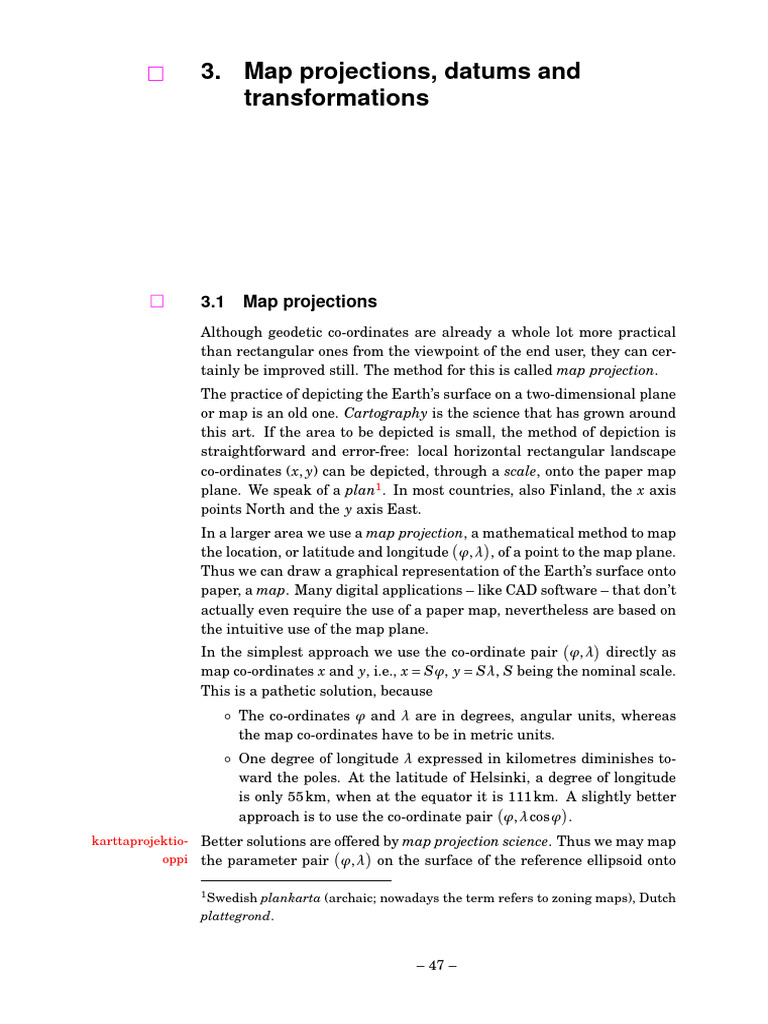Lecture 3 | PDF | Geodesy | Cartesian Coordinate System Lecture 3 | PDF | Geodesy | Cartesian Coordinate System