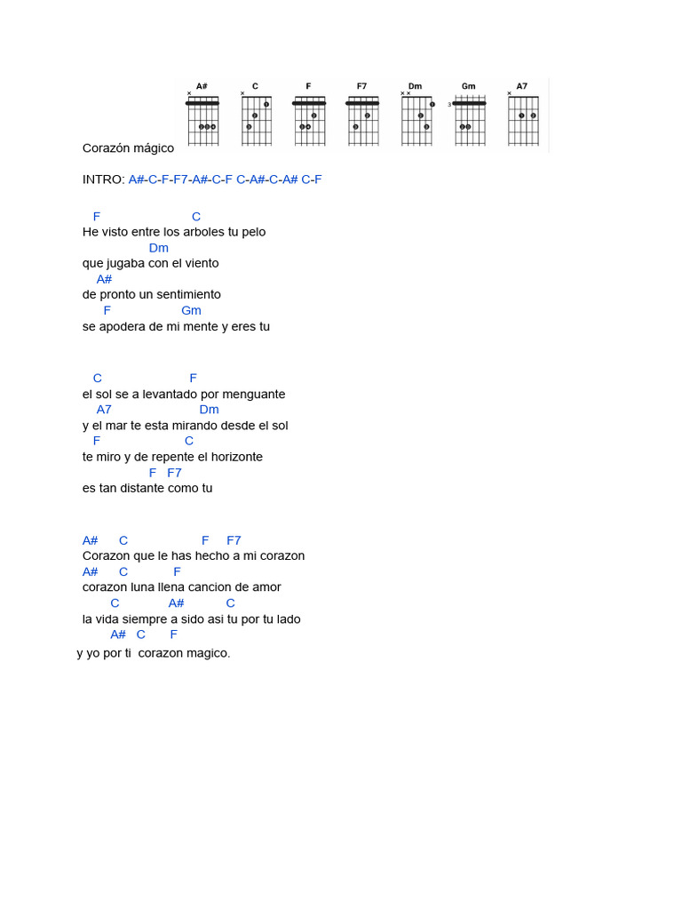Corazon Mágico Tono de Fa | PDF