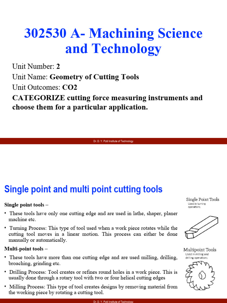 Cutting Tool Geometry Overview | PDF | Machining | Steel