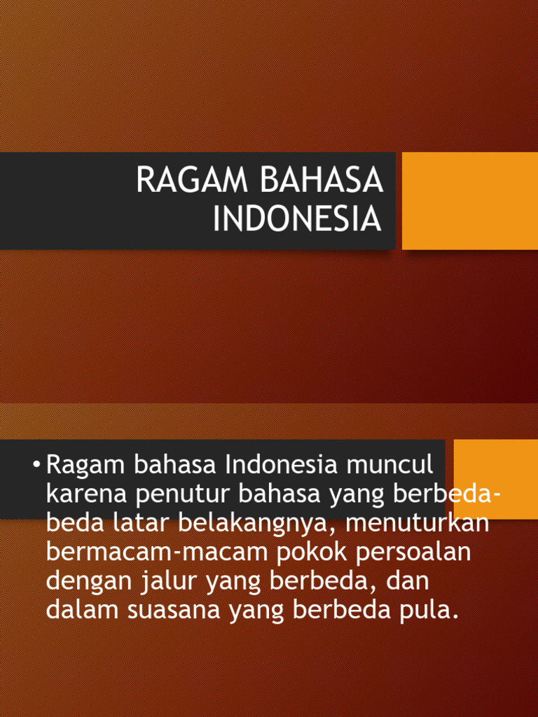 Bindo PPT Materi Uts | PDF | Seni & Disiplin Bahasa