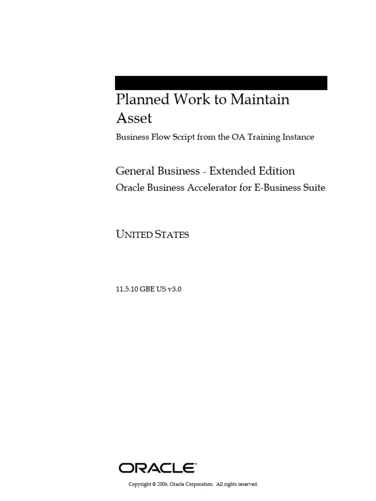 Gbe Us Planned Work To Maintain Asset Flow Script | PDF | Login | Password