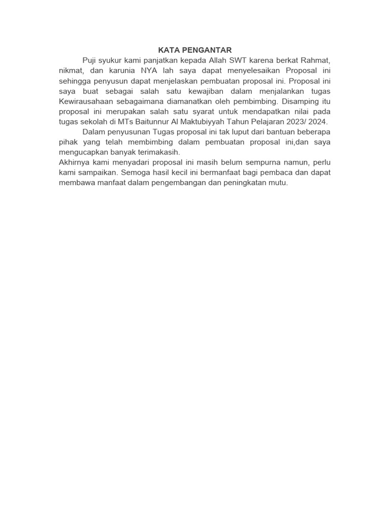 Proposal Batik | PDF