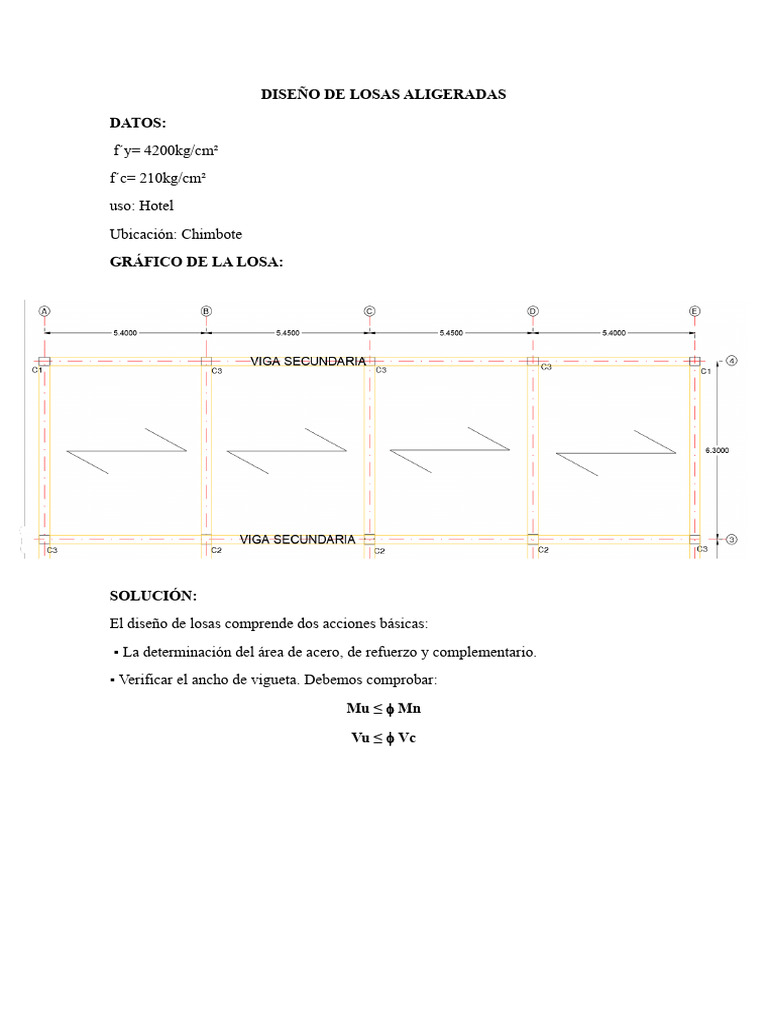 DISEÑO DE LOSAS ALIGERADAS | PDF