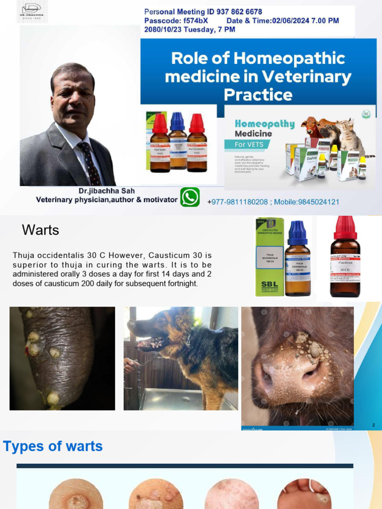 Role of Homeopathy Medicine in Veterinary Practice | PDF | Homeopathy ...
