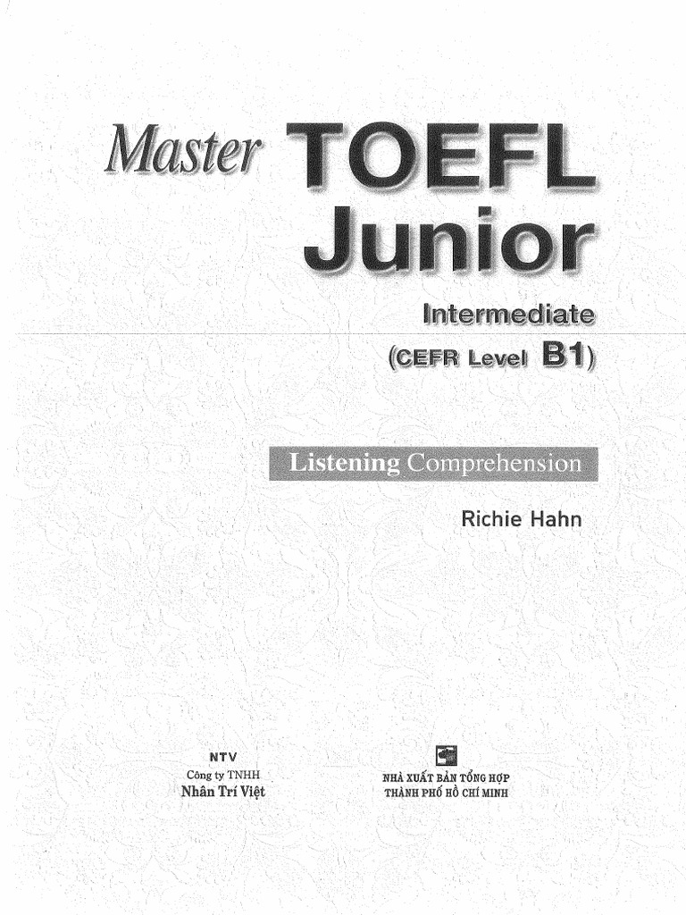 Master TOEFL Junior Intermediate CEFR B1 Listening Comprehension | PDF