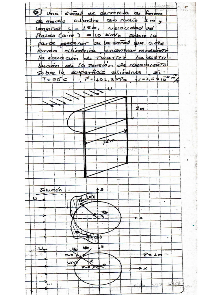 Capa Limite - Ejemplos 4 Ec. Twaites y Polhausen | PDF