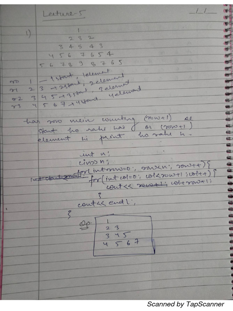 Patterns Class 1 | PDF