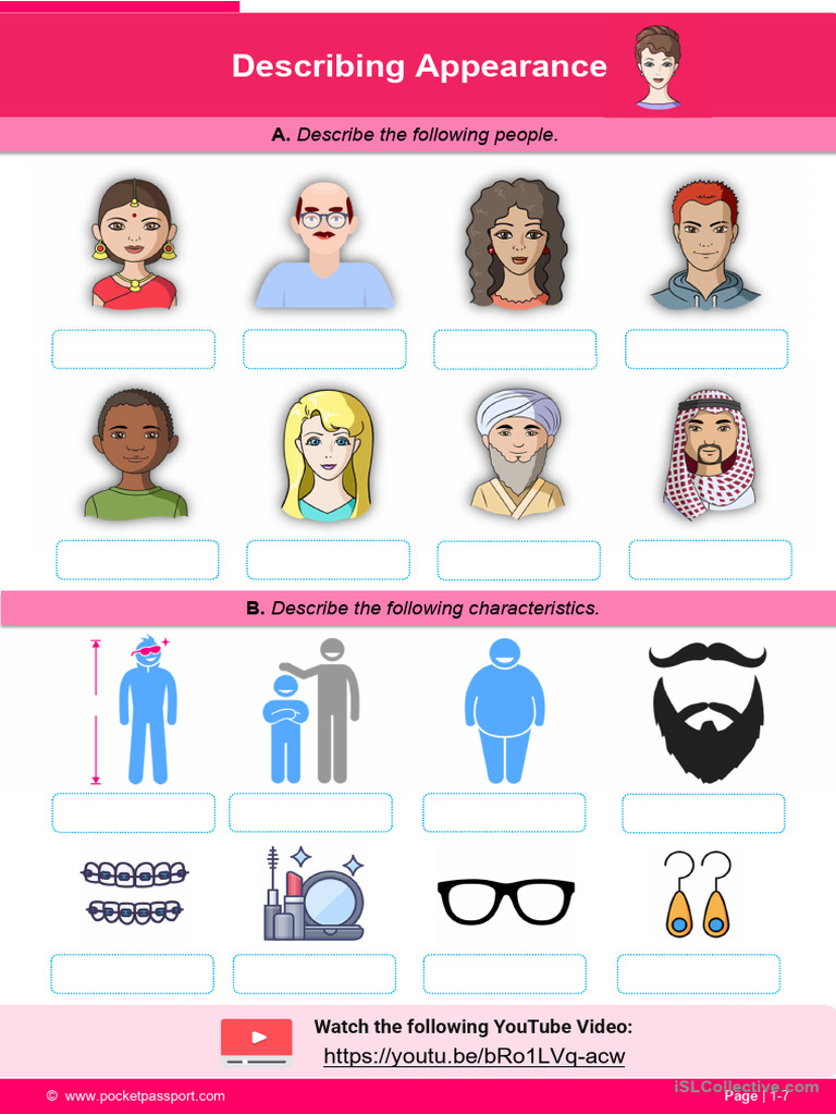 Describing People: Appearance & Vocabulary | PDF
