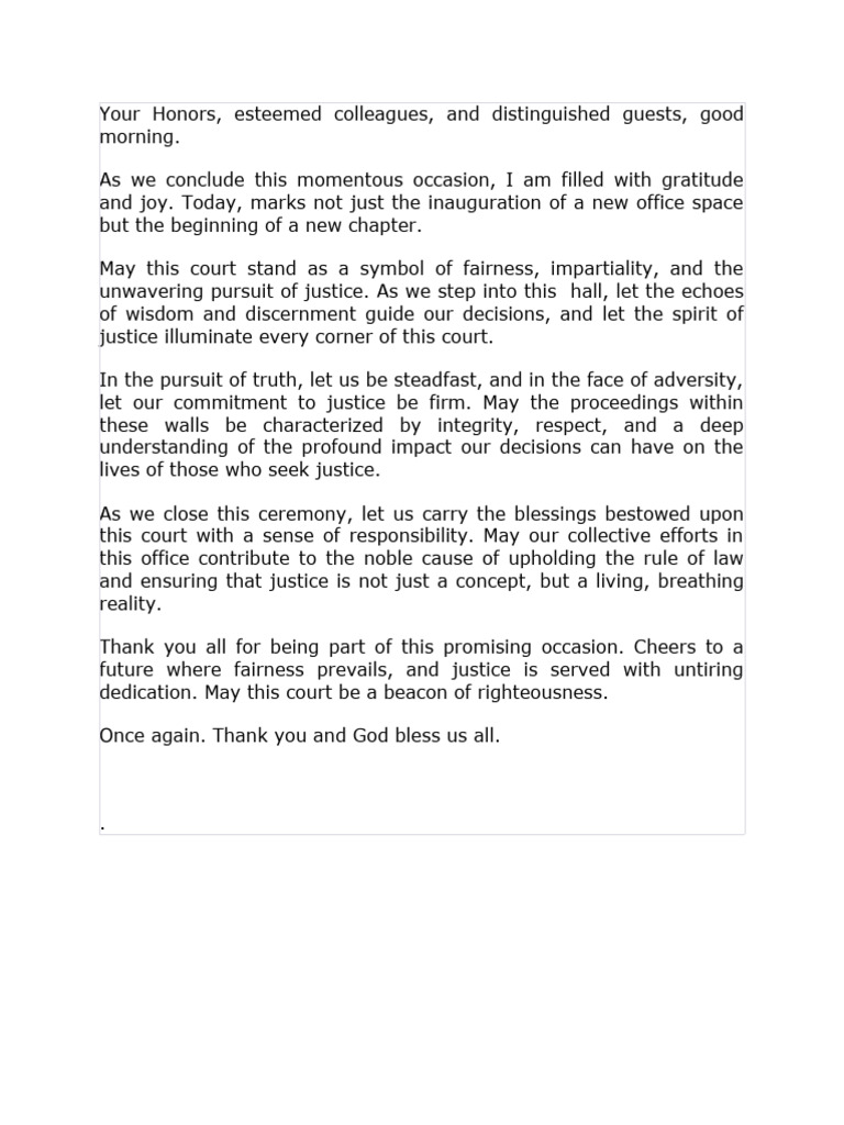 Closing Remarks | PDF