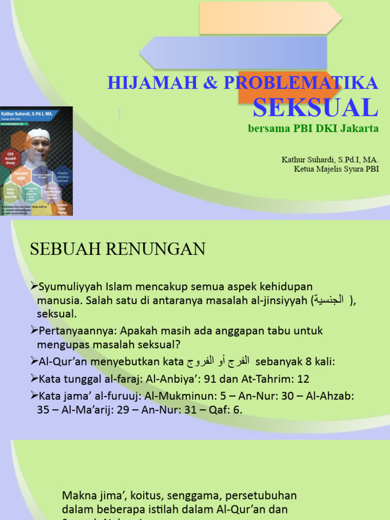 Hijamah & Problematika Seksual - Oke | PDF