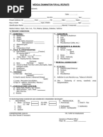 Proforma For Medical Certificate | PDF