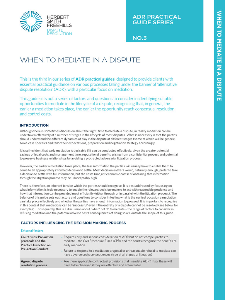 Guidance HMRC 1 | Download Free PDF | Mediation | Alternative Dispute ...