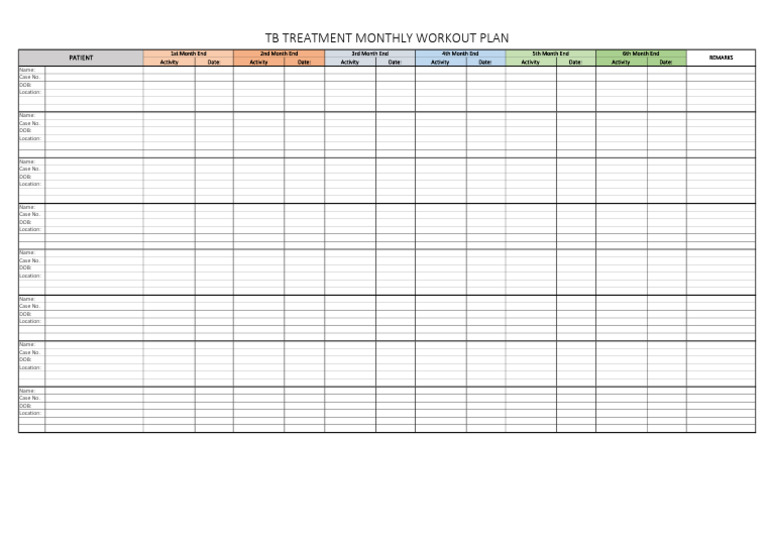 TB Workout Plan | PDF | Foreign Language Studies | Self-Improvement