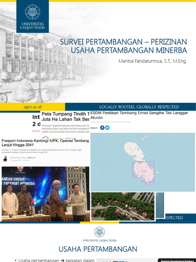 Survey Tambang m5 - Izin Usaha Pertambangan | PDF