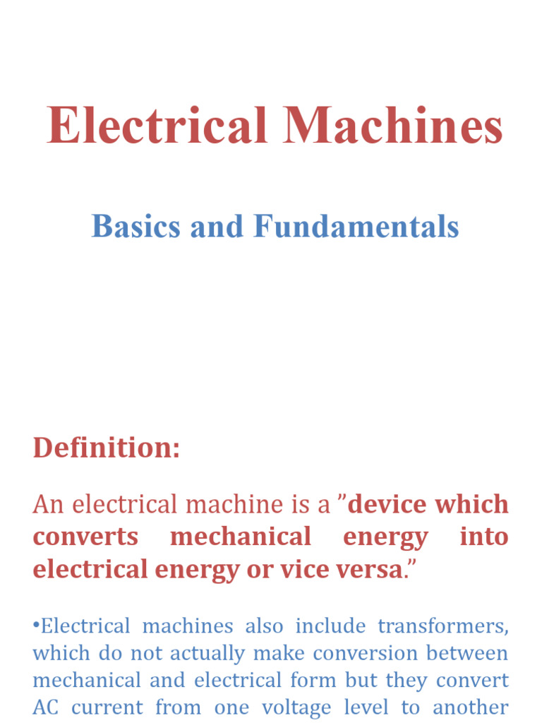 Basics of Electrical Machines | PDF | Electromagnetic Induction | Inductor