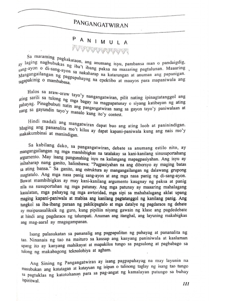 Pangangatwiran | PDF