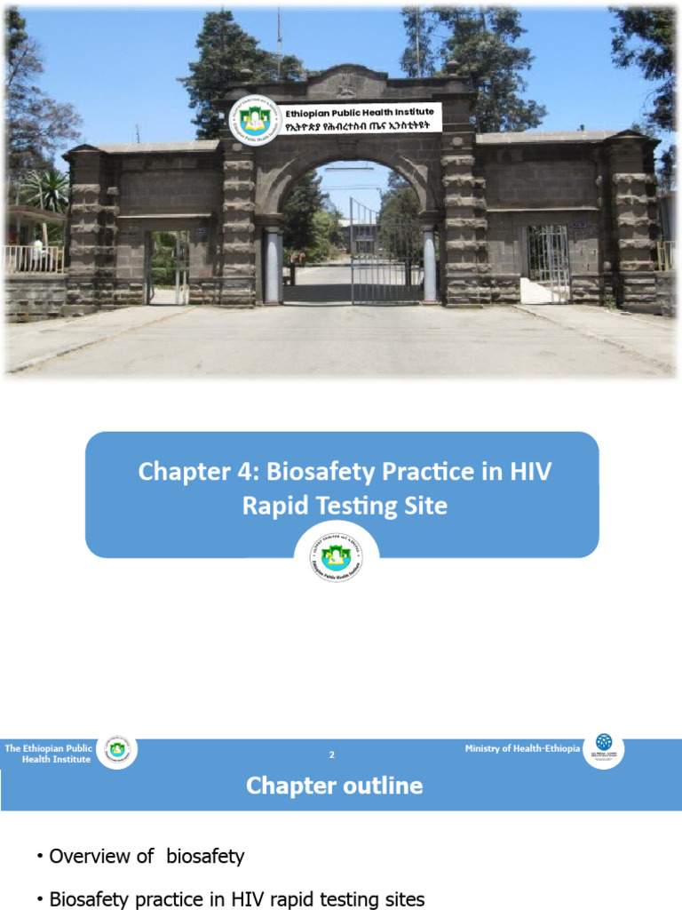 Biosafety Practices for HIV Testing | PDF | Safety | Health Sciences