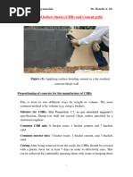 Existing Standards For Chbs and CHB Wall Construction in The ...