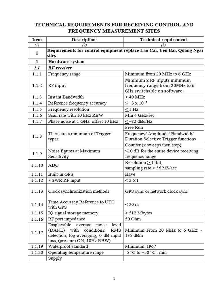Technical Requirements Uvhf Sites En Pdf Computer Network Virtual Private Network
