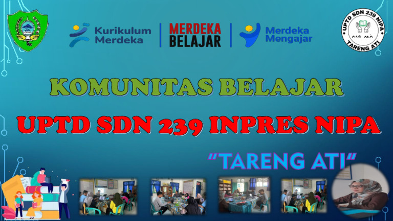 Spanduk Kombel Uptd SDN 239 Inpres Nipa | PDF