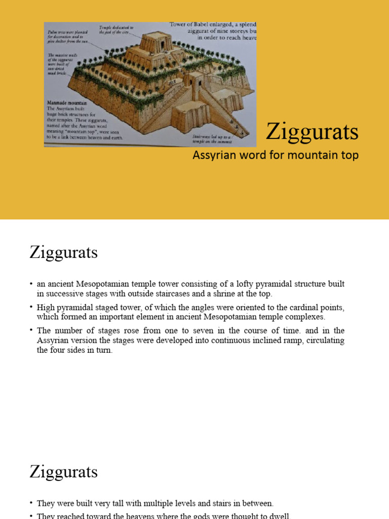 Ziggurats 1 | PDF | Pyramid | Assyria