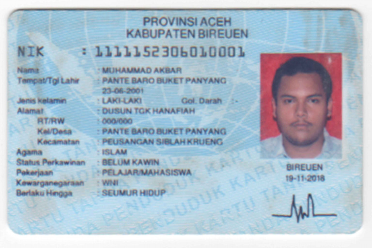 Ktp-Muhammad Akbar | PDF