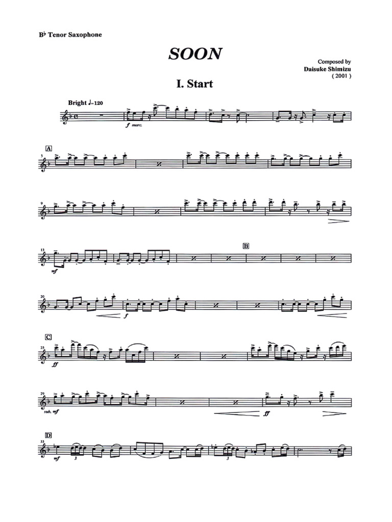 Soon Tenor | PDF