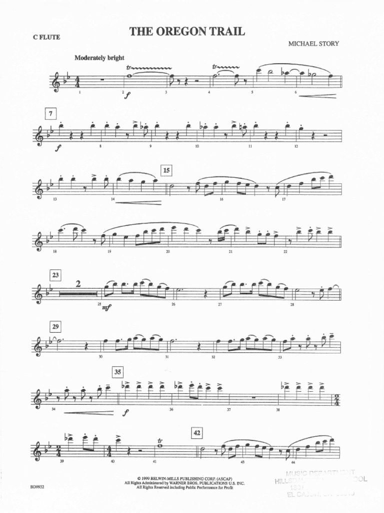 Oregon Trail Music by Michael Story | PDF | Sound Production | Music ...