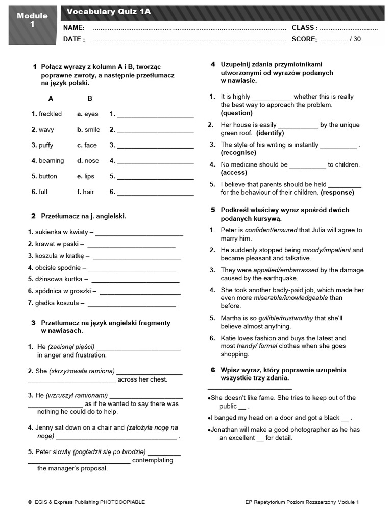 1 mr2023 PR Vocab Quiz 1a | PDF