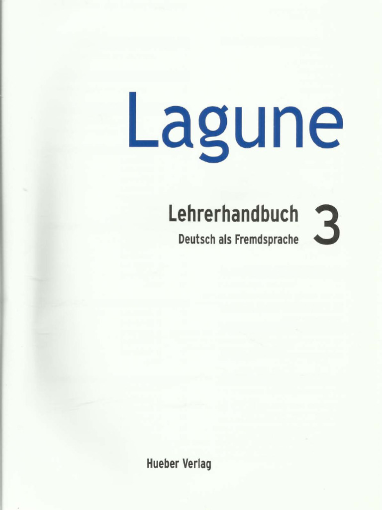 Lagune 3 Lehrerhandbuch-3 | PDF