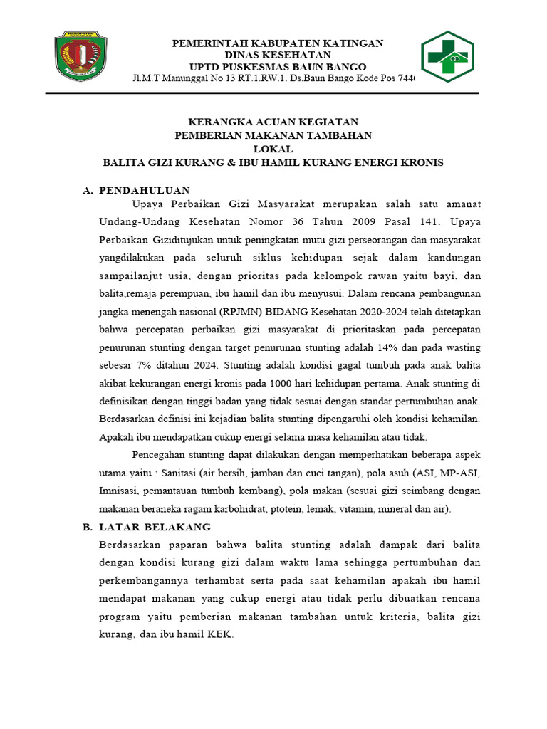 Kak PMT Lokal | PDF