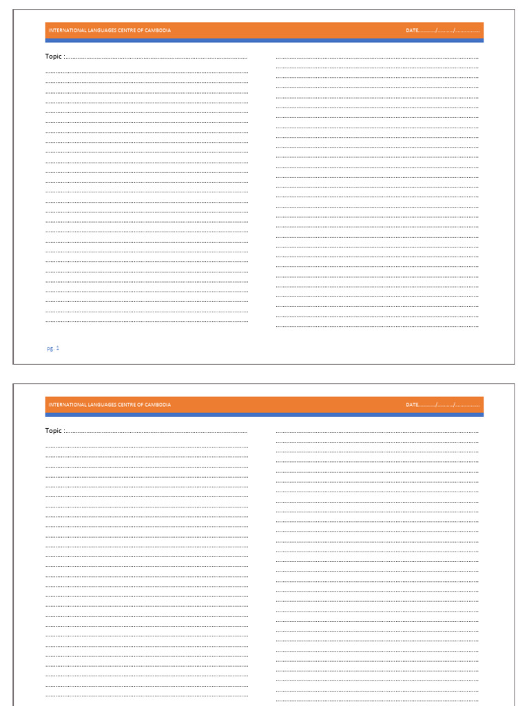 Journal and Homework Book | PDF