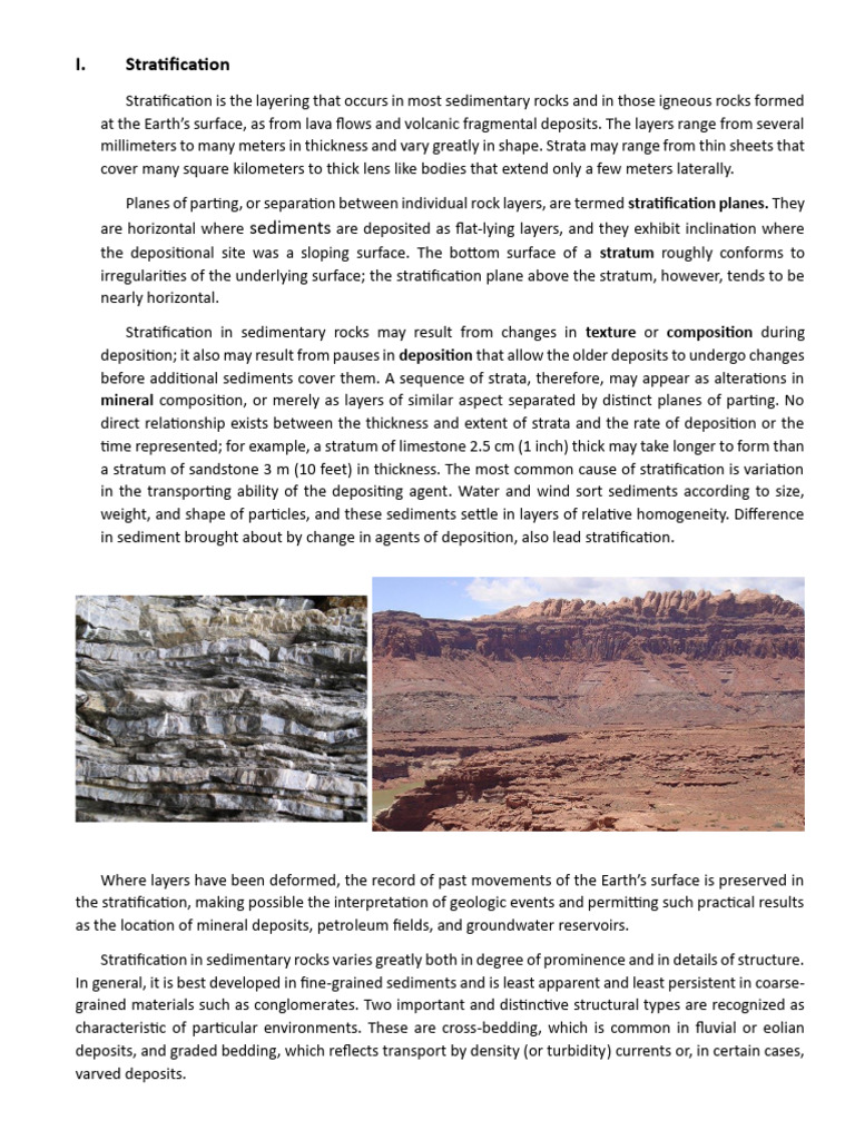 History of The Earth | PDF | Sedimentary Rock | Stratum