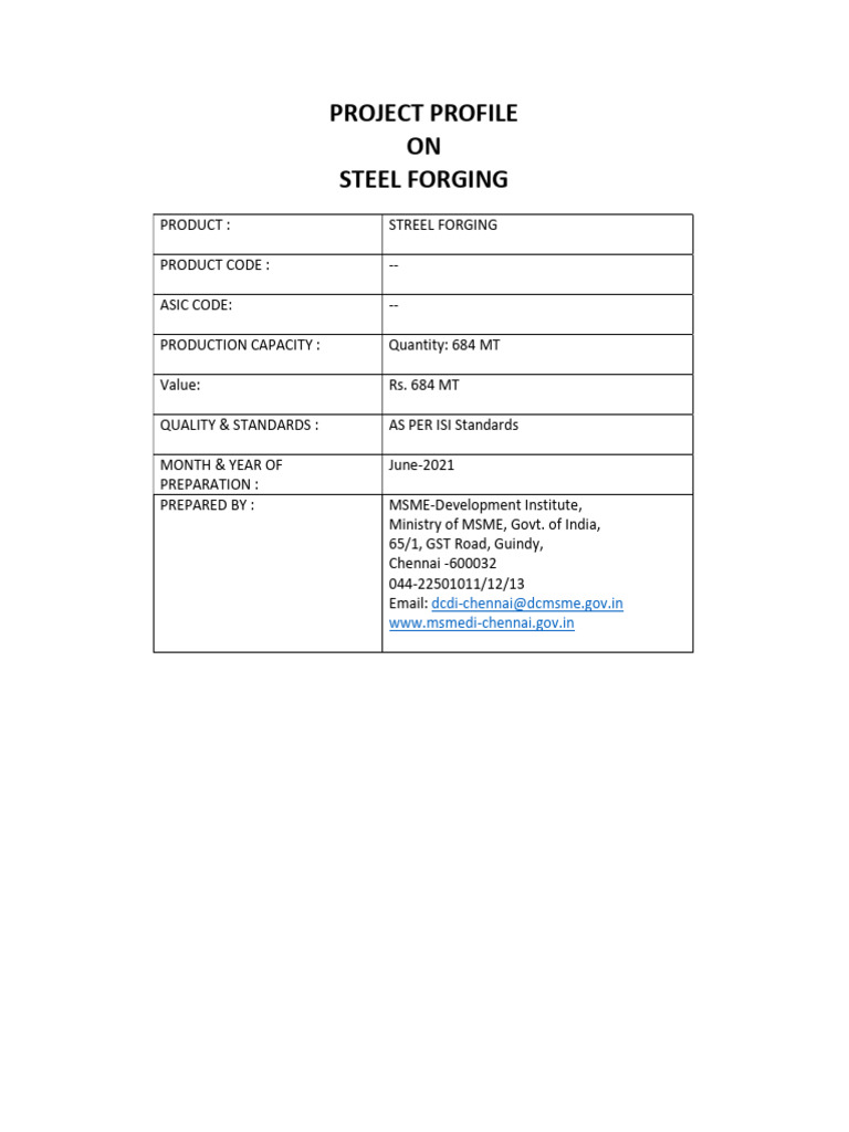 Steel Forging | PDF | Forging | Energy Conservation