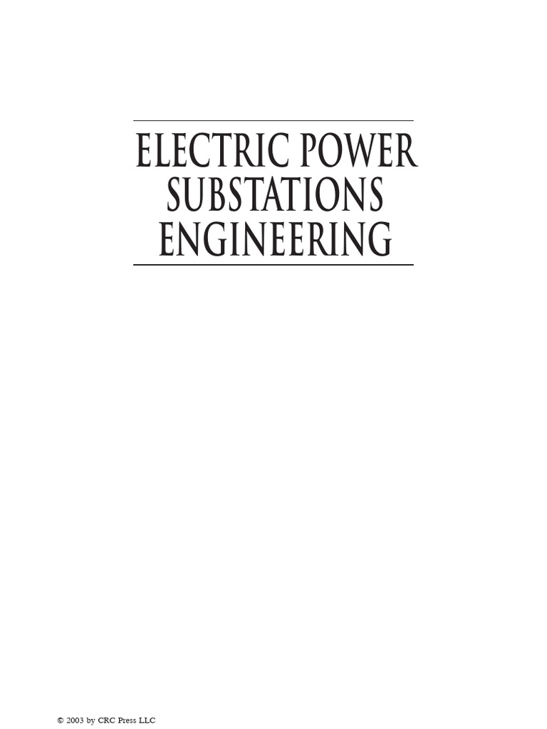 Electric Power Substations Engineering | PDF | Scada | Electrical Substation