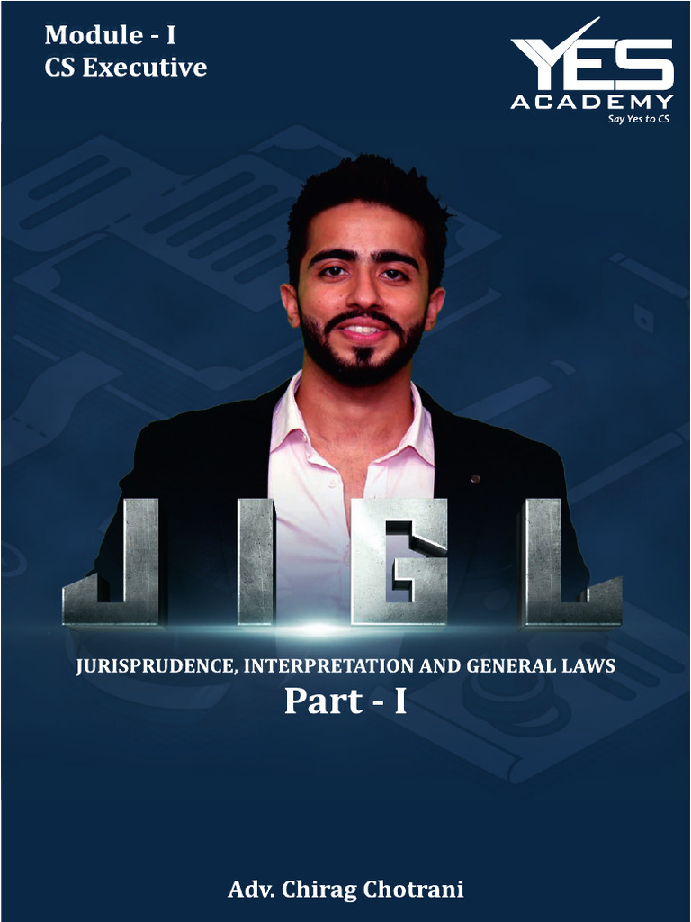 CS Executive JIGL Notes Guide | PDF | Precedent | Jurisprudence