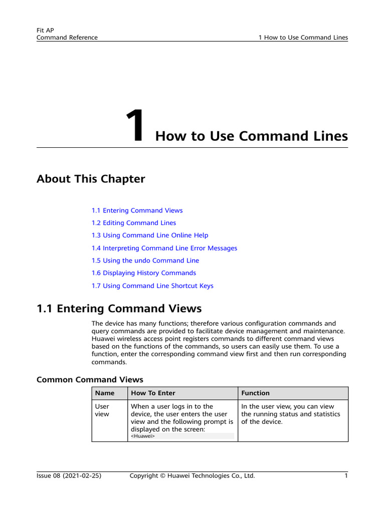 01-01 How To Use Command Lines | Download Free PDF | Command Line Interface | Keyboard Shortcut