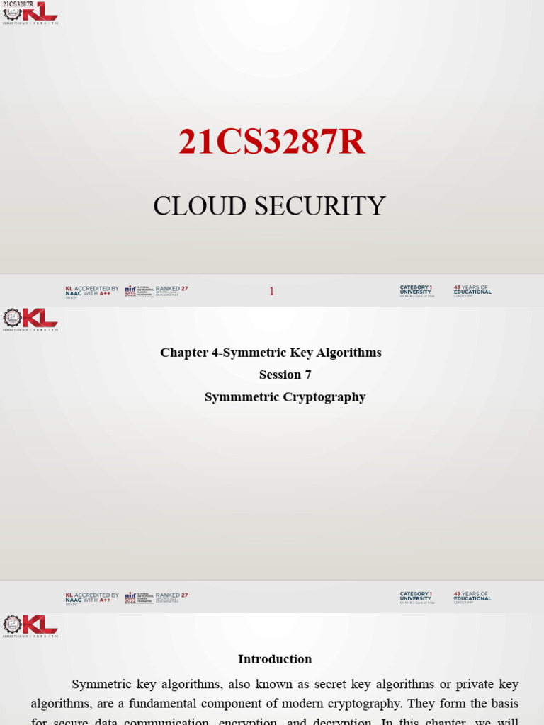 Chapter 4 PPT | PDF | Key (Cryptography) | Encryption