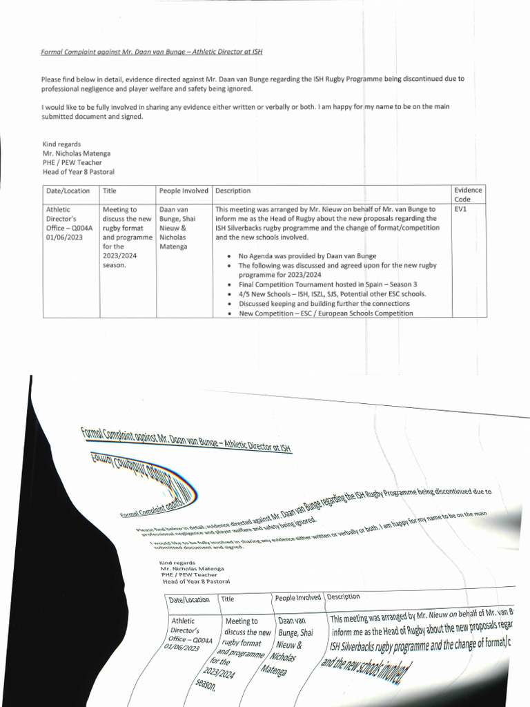 Supporting Documents & Evidence | PDF