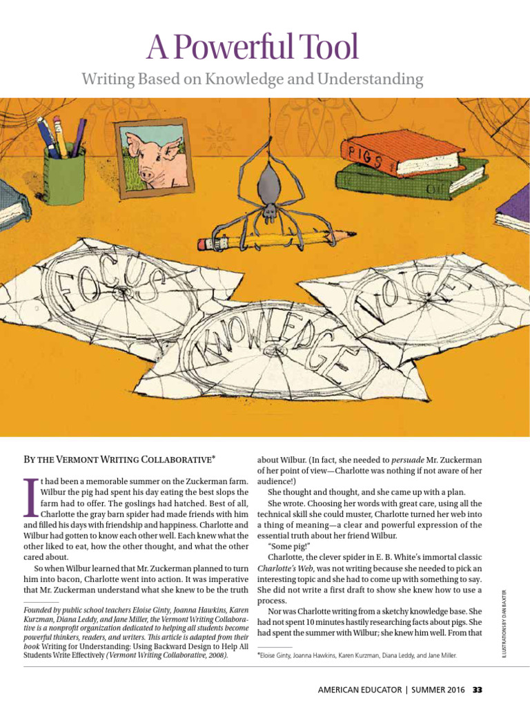 Writing Based On Knowledge and Understanding | PDF | Reading ...