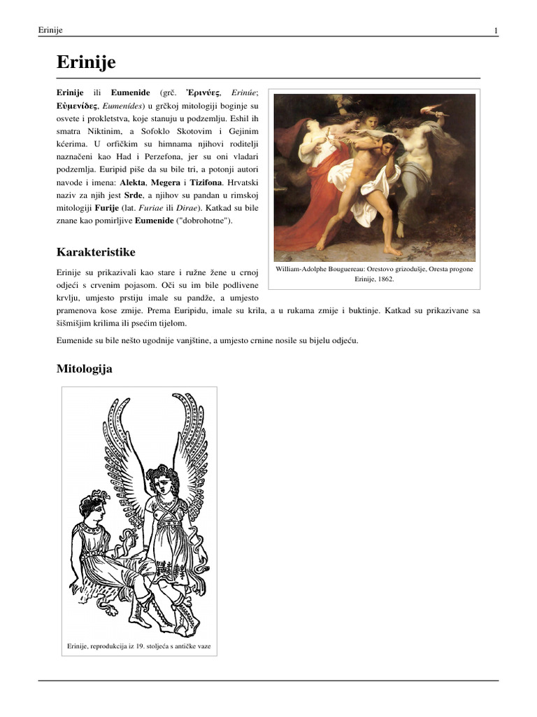 Erinije | PDF